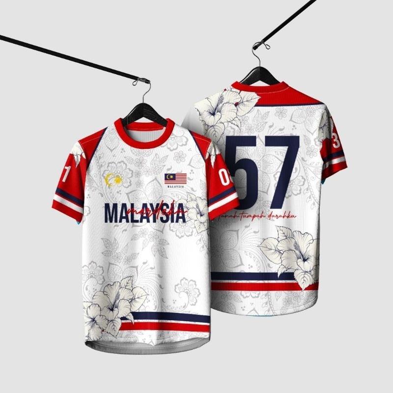 Design Exclusive Merdeka Baju JERSI Merdeka | Shopee Singapore