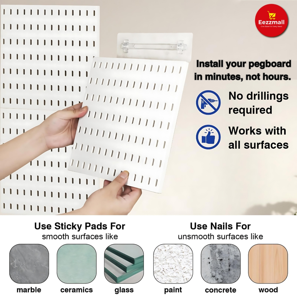 Pegboard Sticky Pad/Sticker (Sticker ONLY !! STICKER SHJ !! BUKAN 1 SET ...