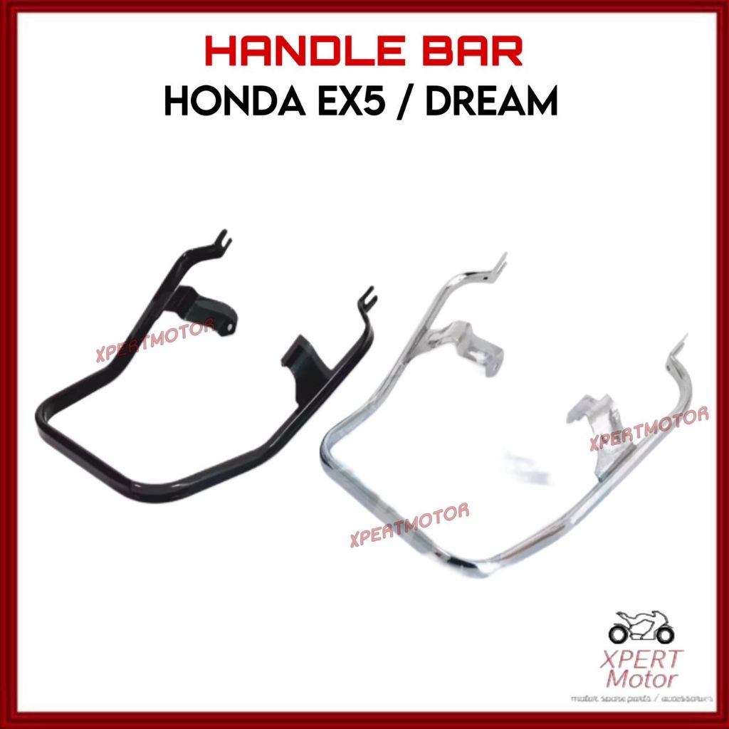 HONDA EX5/DREAM HANDLE BAR / LBAR / SEAT BAR CHORME ATAU BLACK | Shopee Singapore