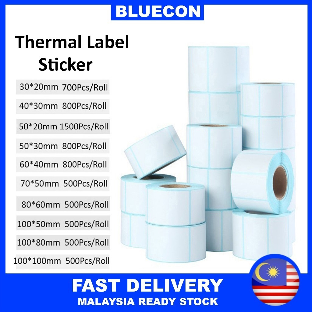 Premium Thermal Label Sticker Thermal Paper Barcode Label Price Tag ...