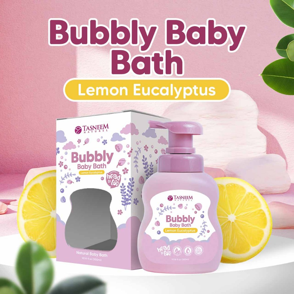 TASNEEM MANDIAN LEMON Tasneem Naturel Bubbly Baby Bath Lemon Eucalyptus ...