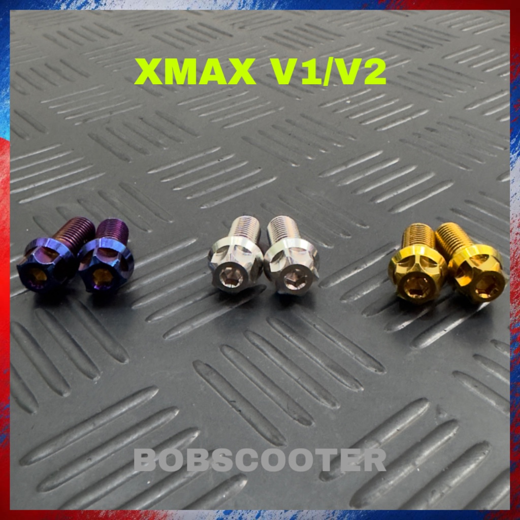 SIDE MIRROR SCREW FOR XMAX ALL YEAR V1/V2 HENG SCREW SIDE MIRROR SKRU ...