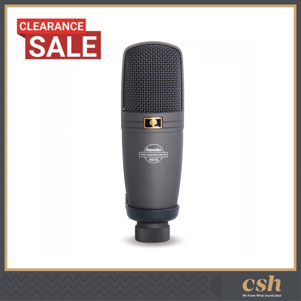 (Clearance Offer) Superlux HO8 Professional Recording Microphone (No ...