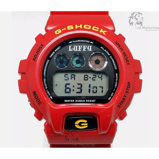 100% Japan Made Dw6900 ONE PIECE DW-6900FS Limited Edition Red & Balck ...