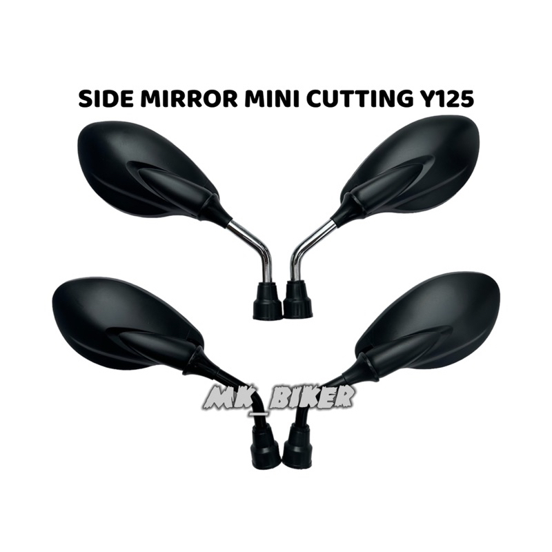 Side Mirror Mini HONDA YAMAHA Y15 LC135 RS150 EX5 WAVE KRISS DASH NVX ...