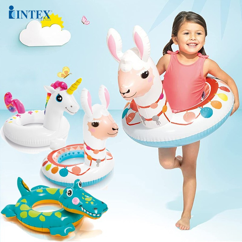 INTEX 58221 Big Animal Rings Children Float Swimming / 3 to 7 years old ...