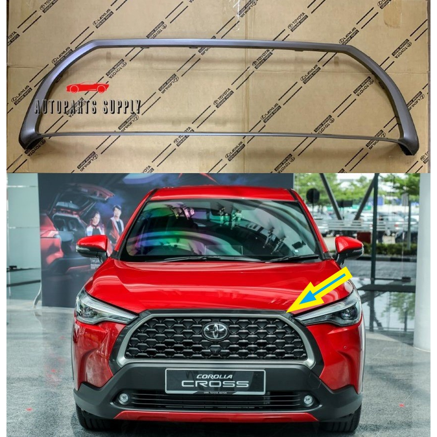 TOYOTA COROLLA CROSS FRONT GRILLE MOULDING GARNISH | Shopee Singapore