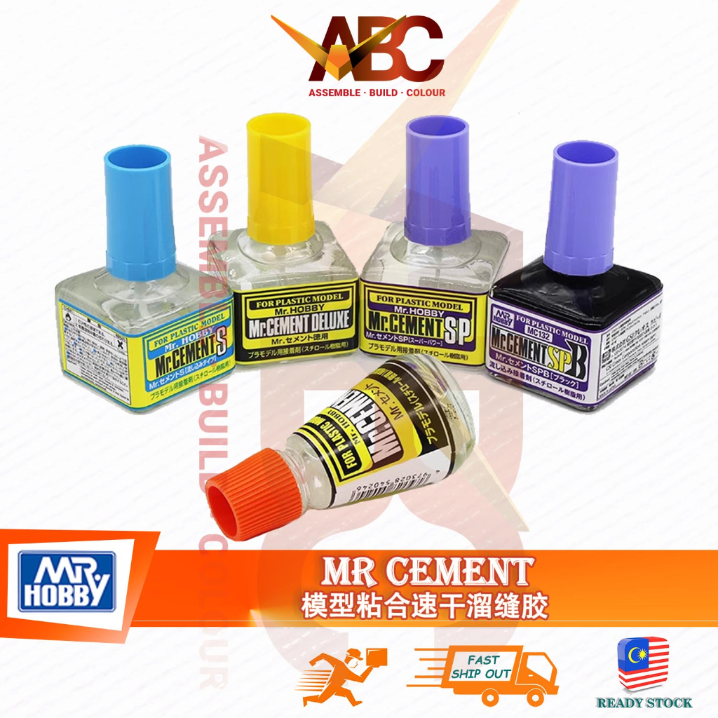 (Mr Hobby) Mr Cement - Deluxe S SP Sticky Adhesive Liquid Glue Plastic ...