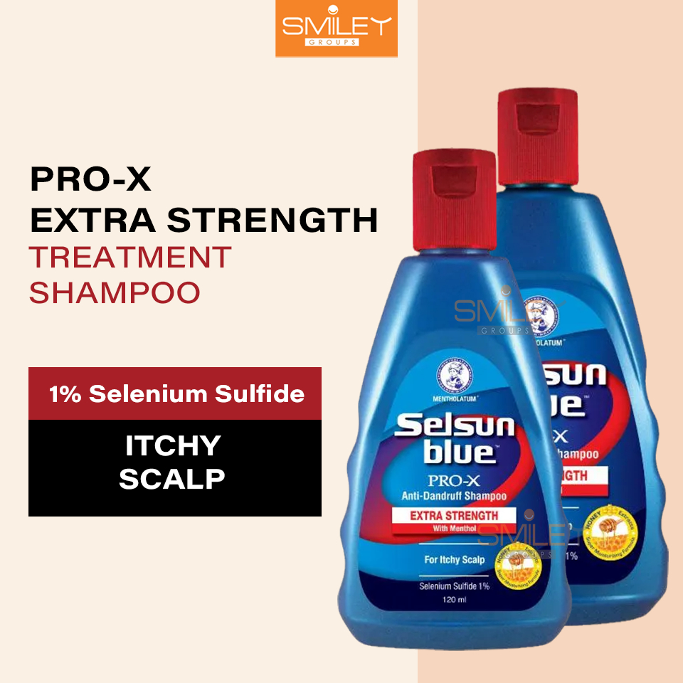Selsun Blue Pro X Extra Strength Treatment Shampoo With Menthol Anti ...