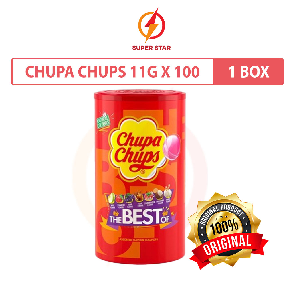 Chupa Chups Classic - Best of 100 (1 Box) | Shopee Singapore
