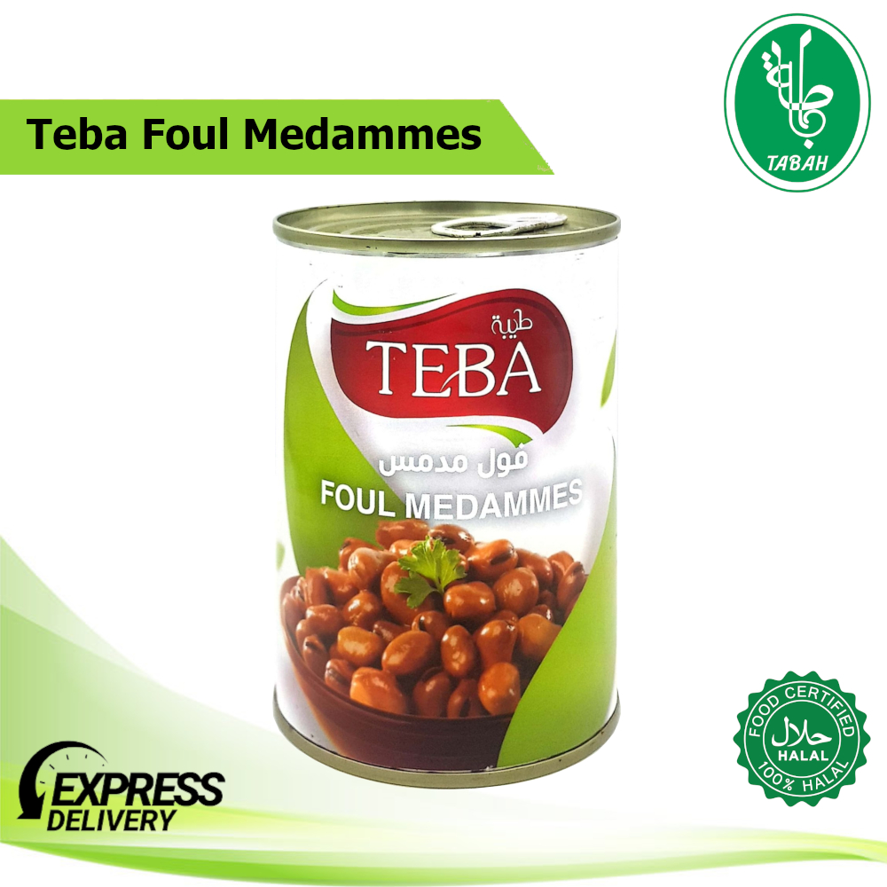 TEBA FAVA BEANS/FOUL MEDAMMAS/CANNED FAVA BEANS/400G | Shopee Singapore