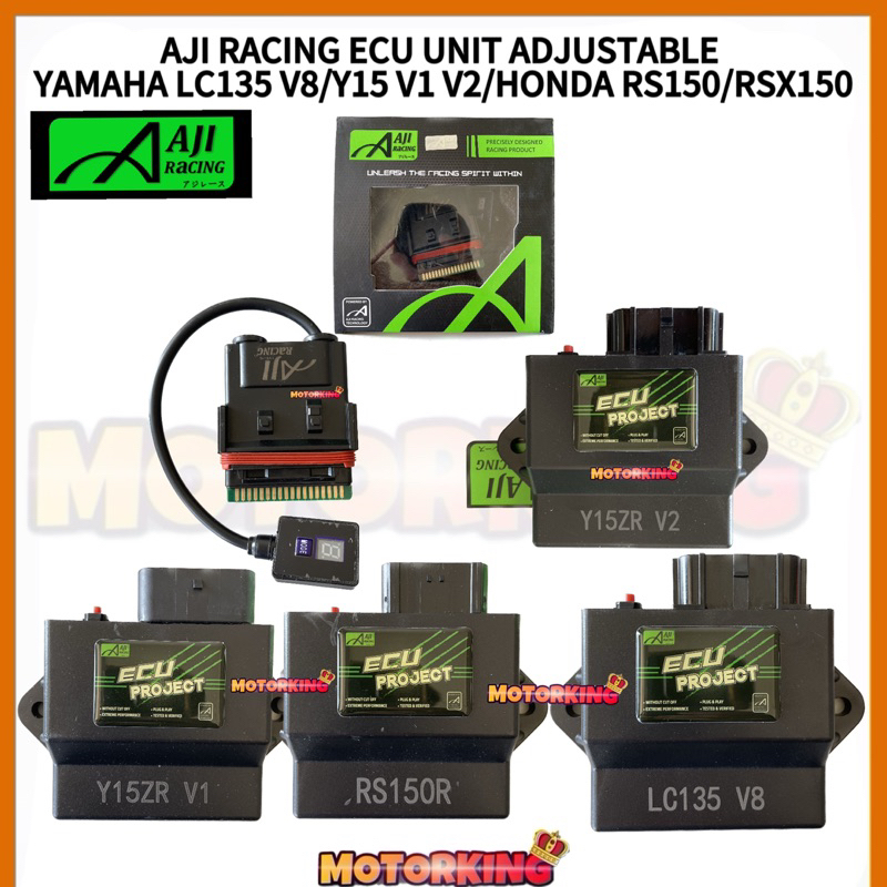 AJI RACING ECU UNIT ADJUSTBLE WITH MODE PLUG N PLAY YAMAHA LC135 V8 ...