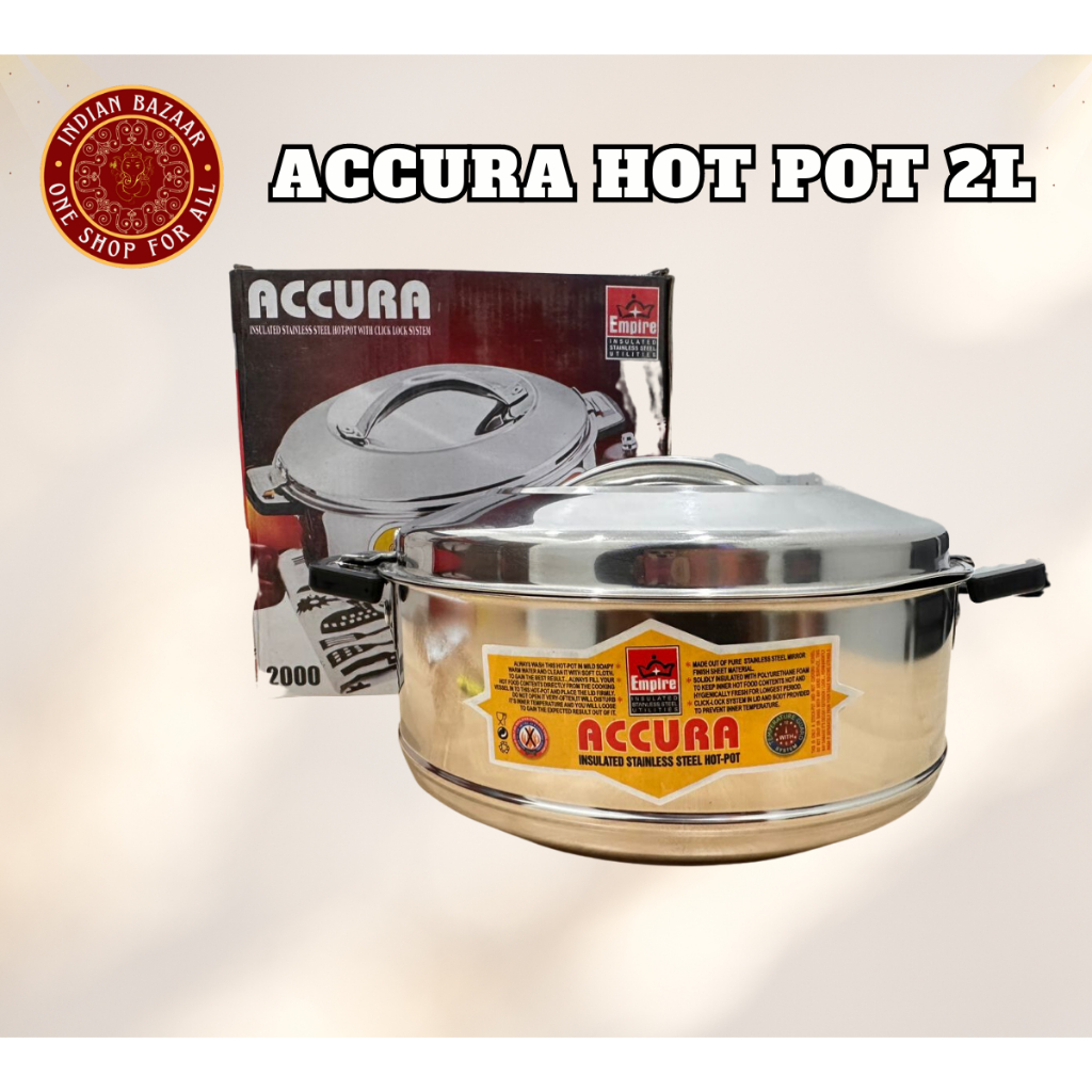 ACCURA STAINLESS STEEL HOT POT /HOT BOX/CASSEROLE POT/CONTAINER/BEKAS ...