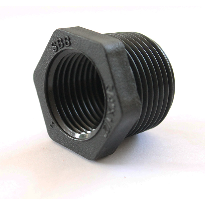 SBB Poly HDPE Reducing Bush 3/4 inch X 1/2 inch (20 mm X 15 mm ...