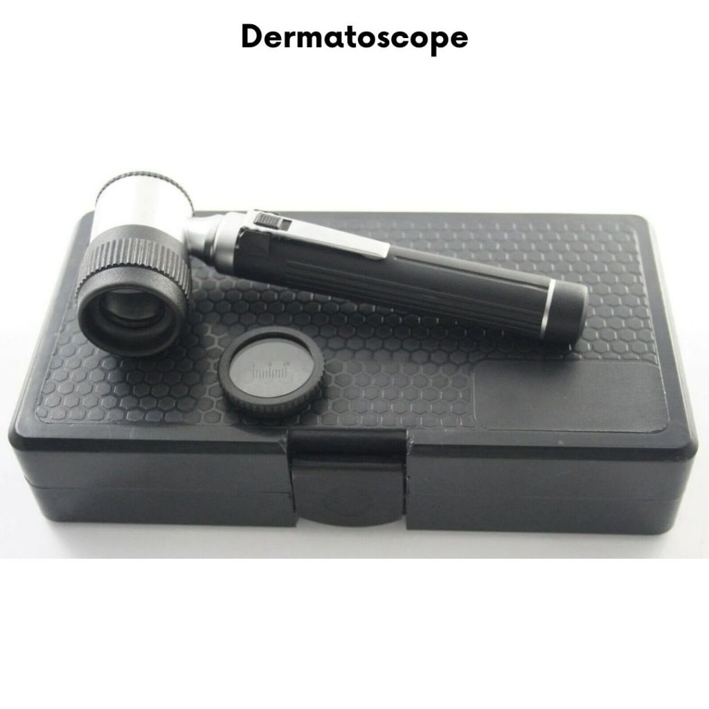 Dermatoscope Mini Black Plastic Handle 10x Magnifier Dermatoscope ...