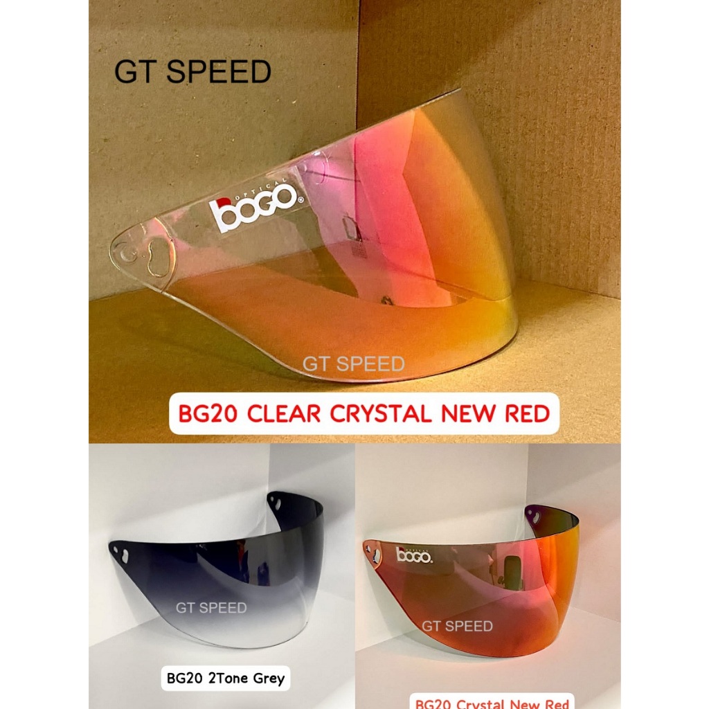 BOGO VISOR FOR HELMET SGV CRUISER/ SGV RIDER 2/ XDOT G118 (CLEAR ...
