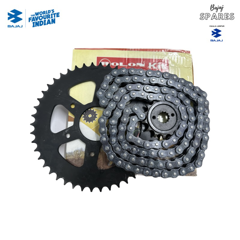 CHAIN SPROCKET KIT DOMINAR 250 NEW 2023 BAJAJ ( O RING) | Shopee Singapore