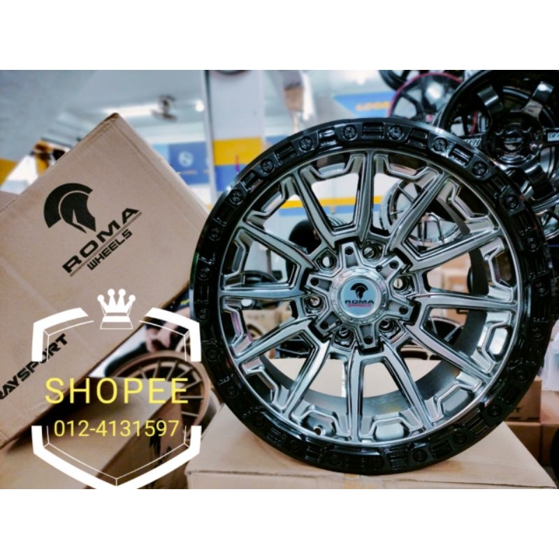 NEW SPORT RIM 18 INCH 4X4 RM2680 4PC RIM HARGA HILUX FORD RANGER ISUZU ...