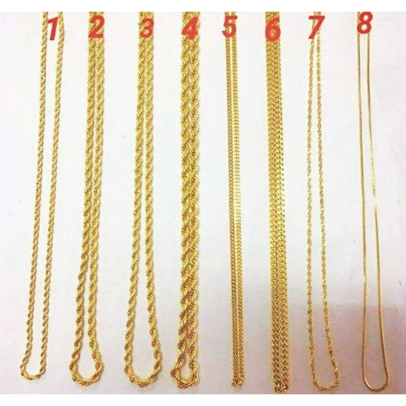 COP 916 PERSIS EMAS KOREA RANTAI LEHER ( NECKLACE ) | Shopee Singapore