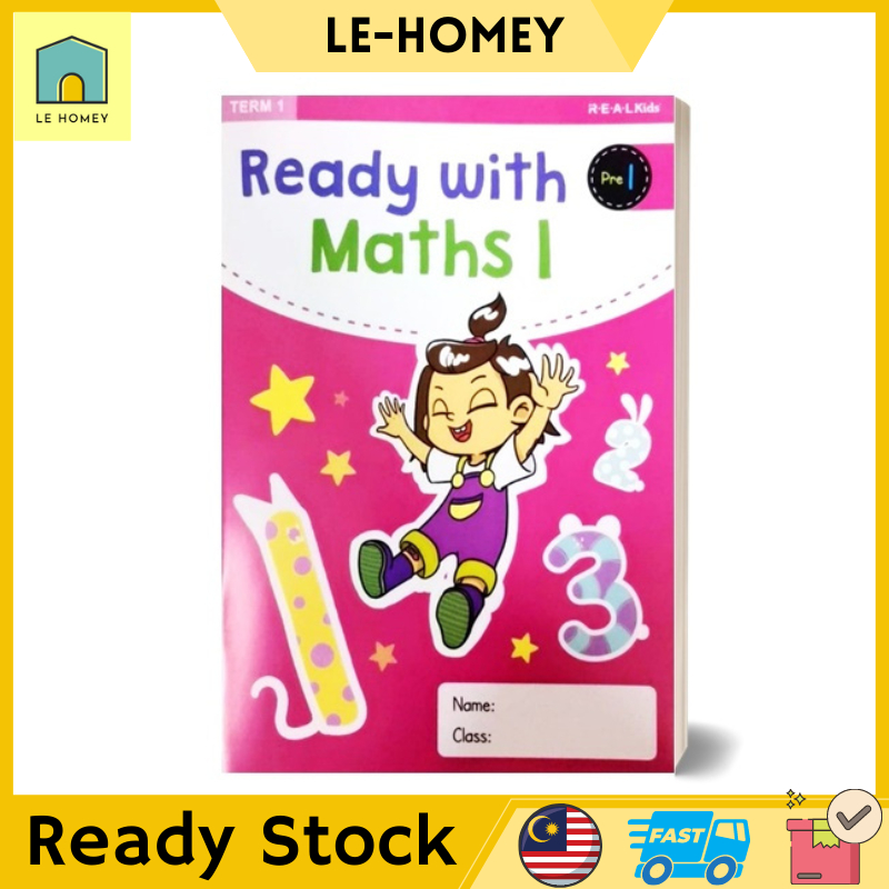 Preschool With Maths 1 Exercise Book Kids Books-/ Prasekolah Tadika ...