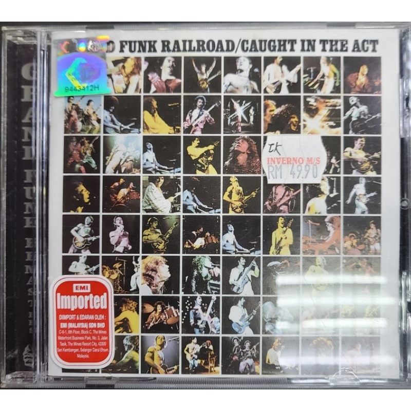 Grand Funk Railroad - Caught In The Act (CD) | Shopee Singapore