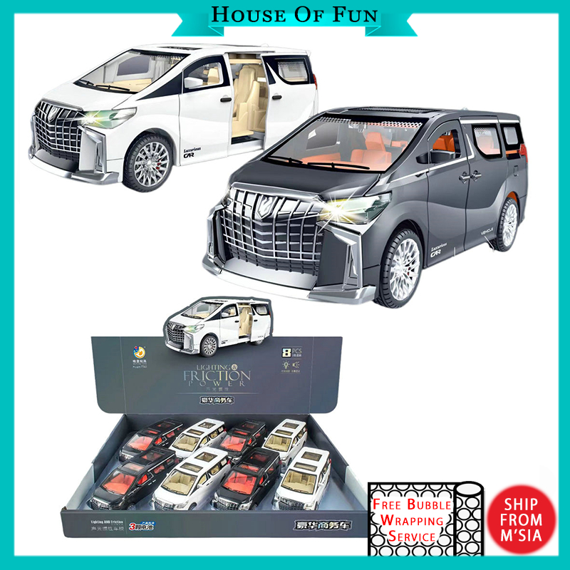Toyota Alphard Models Sound and Light Car Toys Collection Can Open The ...