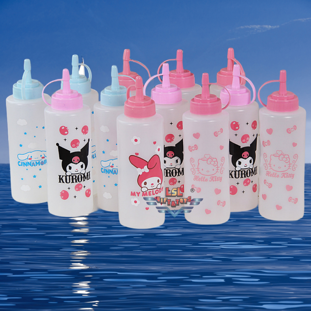 [H-038] LSL Cartoon Kitty Oil Chilli Tomato Mayonnaise Squeeze Sauce ...