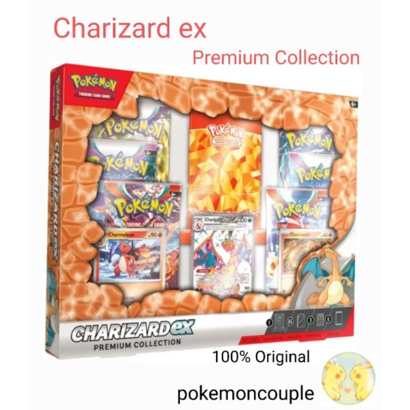 Pokemon Card TCG : Charizard ex Premium Collection Box Pokemon Card ...