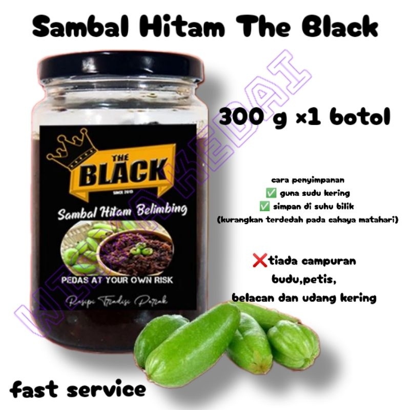 Sambal Belimbing Hitam The Black 300g | Shopee Singapore