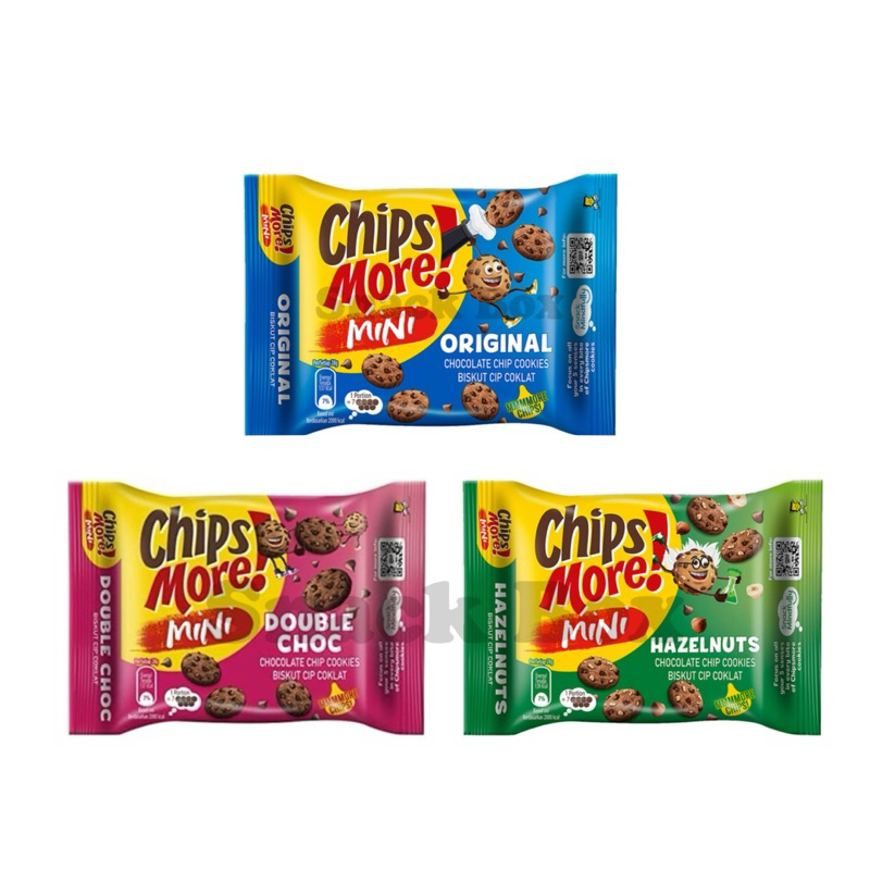 Chipsmore Mini Cookies Double Choco/Hazelnut (80G) | Shopee Singapore