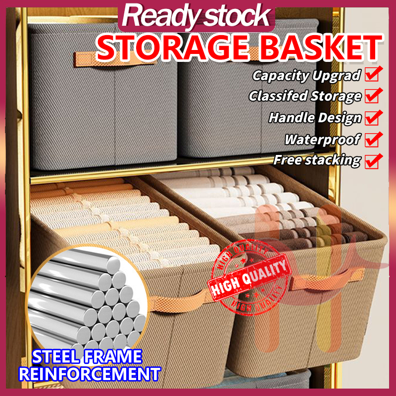 [Shopee Choice] Clothes Storage Box Large Capacith Foldable Clothes ...
