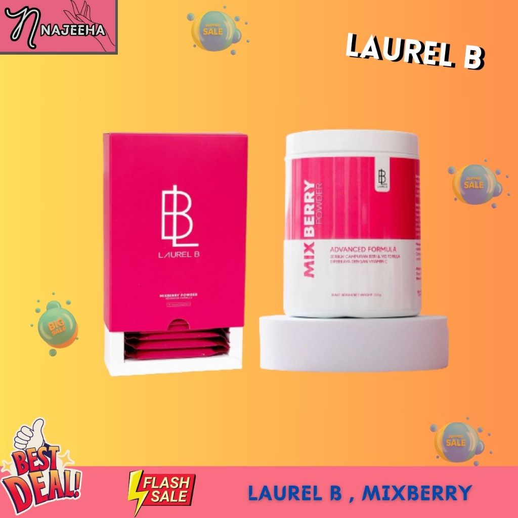 LAUREL B MIXBERRY POWDER ADVANCE NEW PACKAGING 2023 | Shopee Singapore