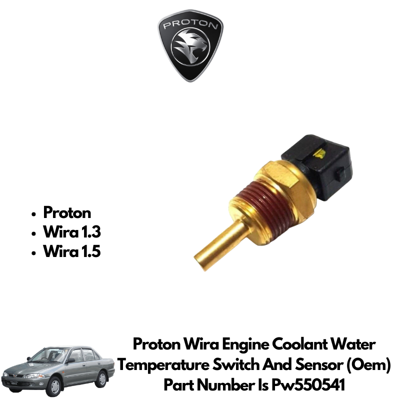 Proton Wira Engine Coolant Water Temperature Switch And Sensor (Oem ...