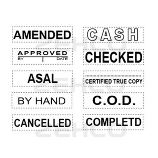 Made Stamp Chop Stamp Self Ink (Red/Blue/Black Color) PAID/VOID ...