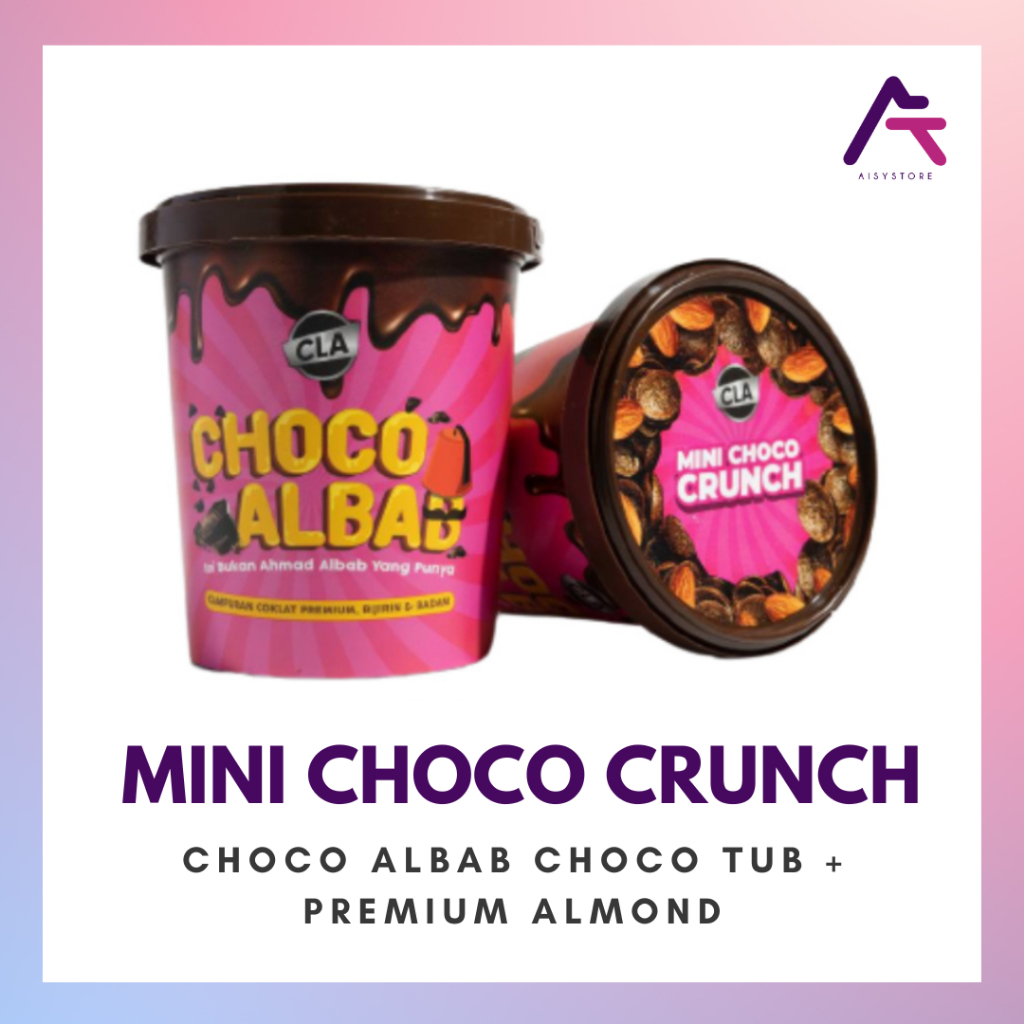 Choco Albab - Choco Mini Crunch Choco Jar Choco Tub 250g | Shopee Singapore
