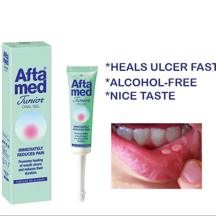 Aftamed Junior Oral Gel For Mouth Ulcers ( 8ml ) | Shopee Singapore