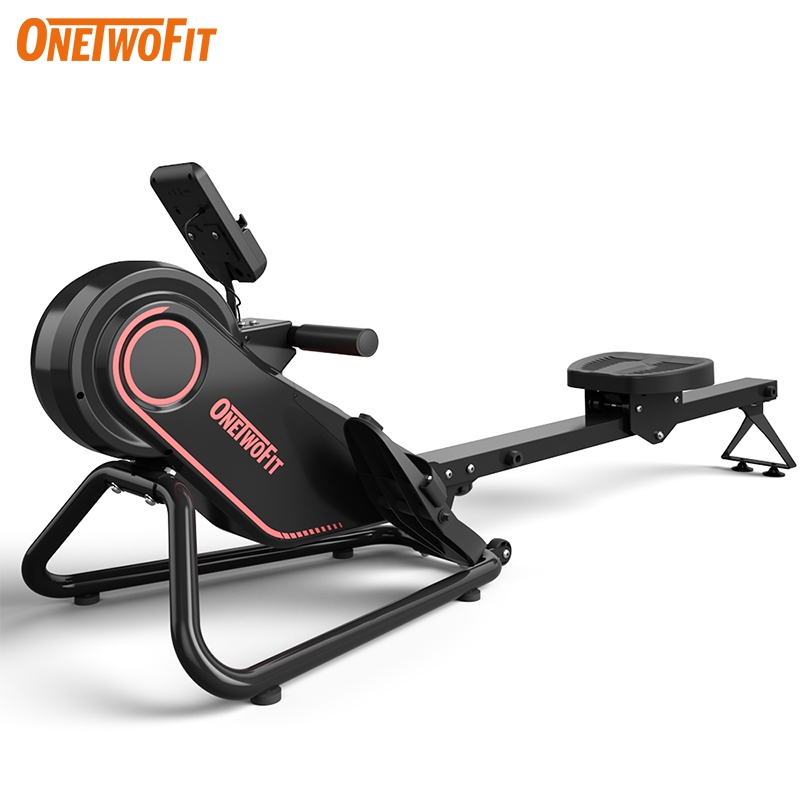 OneTwoFit Rowing Machine 10-level Adjustable Resistance Rower with LED ...