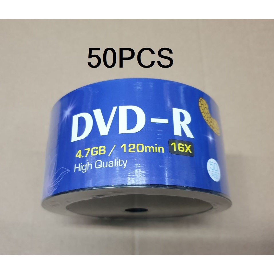 PEANUT DVD-R DVD-R 4.7Gb 1~16X 120Min (10PCS / 50pcs per Pack) | Shopee Singapore