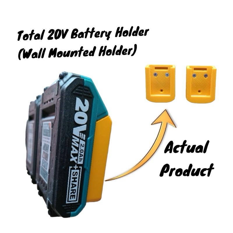 Total Battery | INGCO Battery 20V Lion Battery Holder (Wall Mounted ...