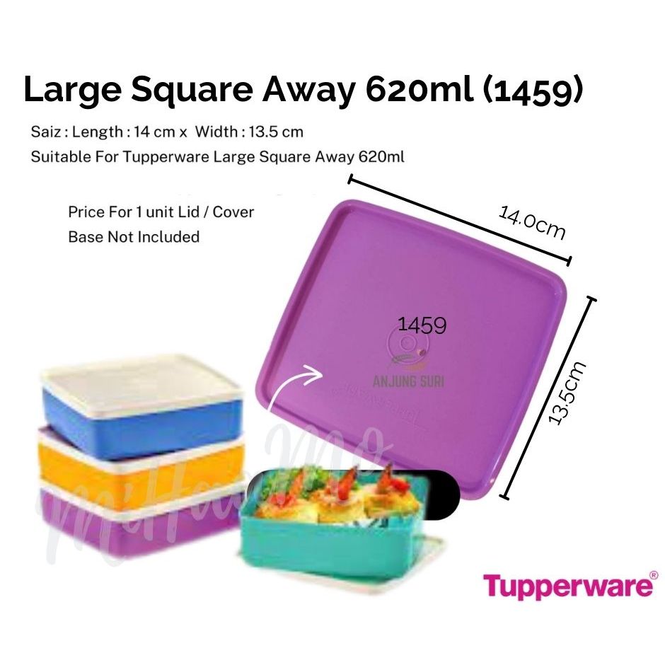 Tupperware Replacement Spare Parts Large Square Away Seal | Shopee ...