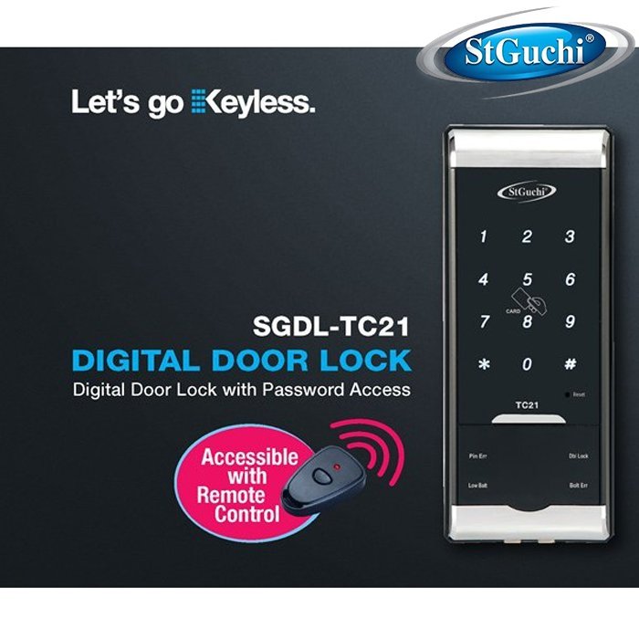 ST GUCHI DIGITAL DOOR LOCK (SGDL-TC21) | Shopee Singapore