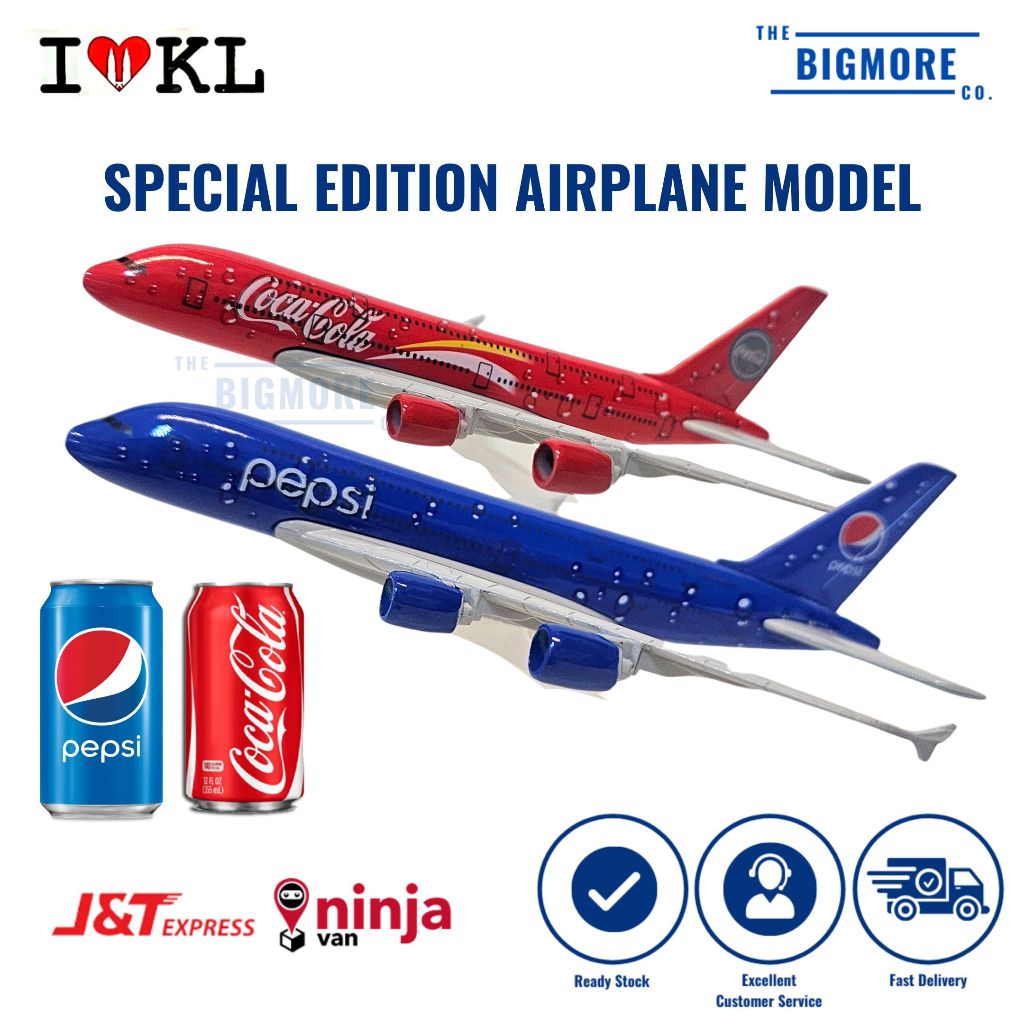 Bigmore Airplane Model Limited Edition Diecast Metal Kapal Terbang ...