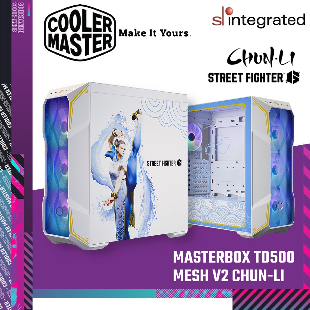 Cooler Master MASTERBOX TD500 MESH V2 SF6 Special Edition ATX Mid-Tower ...