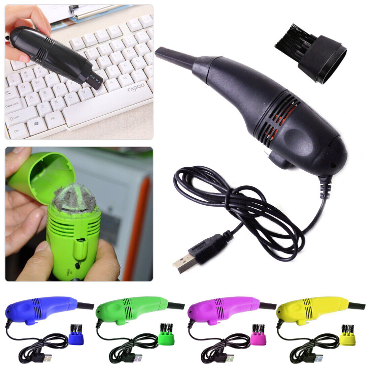 Portable Mini Handheld USB Keyboard Vacuum Cleaner Computer Dust Blower ...