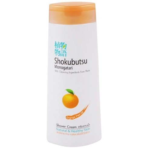 SHOKUBUTSU MONOGATARI SHOWER CREAM Natural & Healthy Skin Formula 200 ...