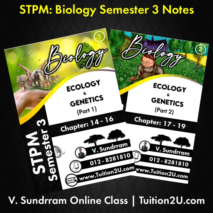 STPM Biology: Semester 3 - Notes & Video Collection | Shopee Singapore
