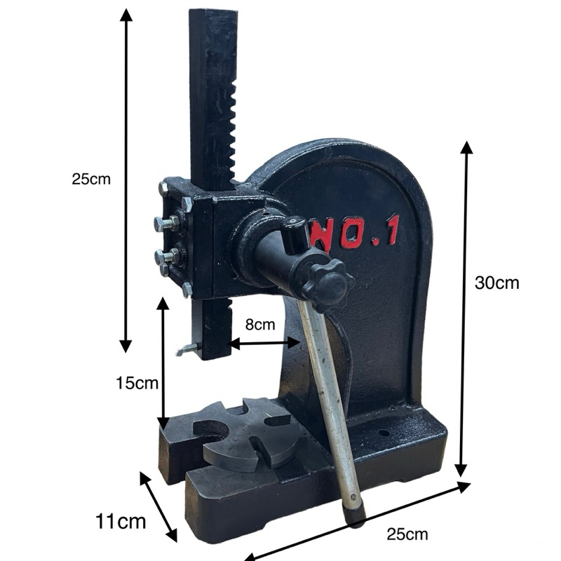 (MARCH:BLUE) Manual Heavy Duty Arbor Press 1 Tonne (1 Ton) | Shopee ...