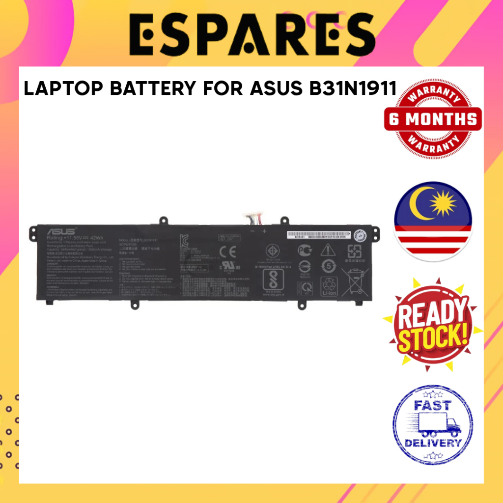 ASUS B31N1911 C31N1911 Vivo Book 14 M413 M413I X413FF K413 X421 X421DA ...
