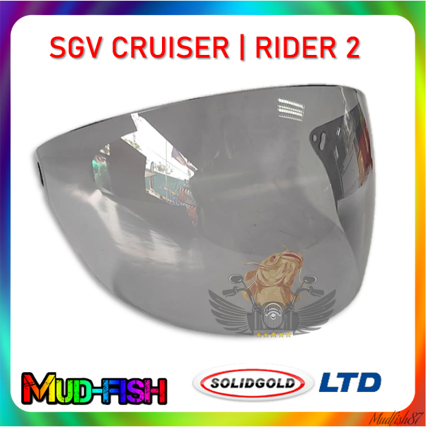 SGV CRUISER II | RIDER 2 | KEITH CRUISER 3 SMOKE TINTED VISOR ...