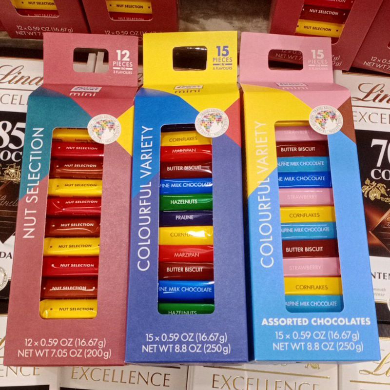 RITTER SPORT MINI BOX(15pcs-250g) Chocolate | Shopee Singapore